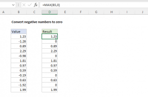 Convert numbers to 1 or 0 - Excel formula | Exceljet